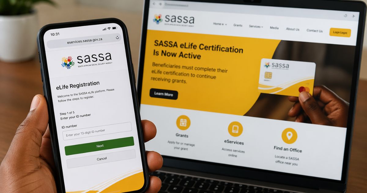 SASSA e-Life Certification Is Now Active - Here is What Beneficiaries ...